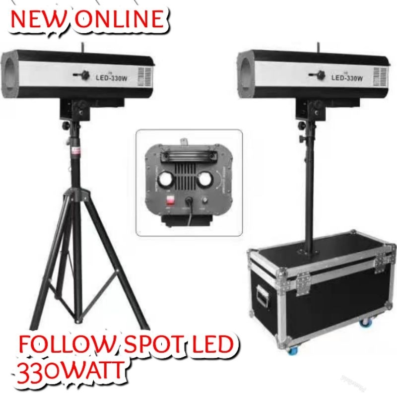 Jual FOLLOW SPOT LED 330WATT FREE HARDCASE | Shopee Indonesia