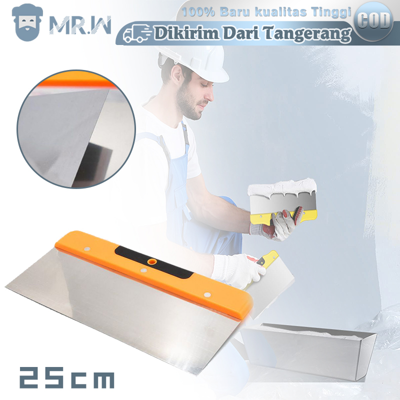 Jual 10inch Sekrap Stainless Scraper Dempul 25cm Putty Knife Kape ...
