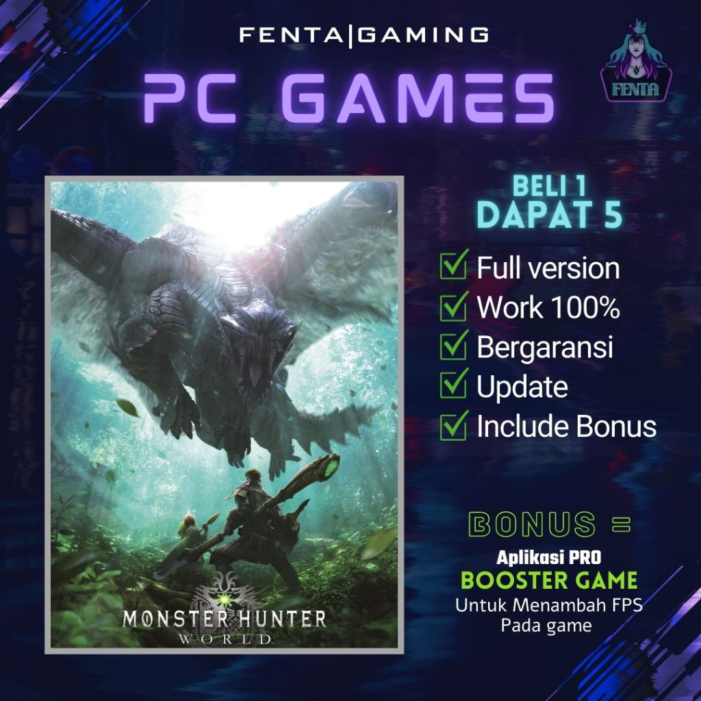 Jual MONSTER HUNTER WORLD DELUXE EDITION - GAME PC - GAME LAPTOP | Shopee Indonesia