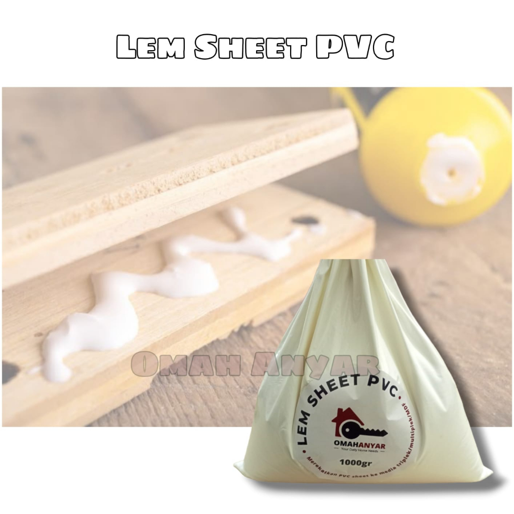 Jual Lem Putih PVC SHEET Tachosheet Deccosheet Supercon kemasan 0,5kg ...