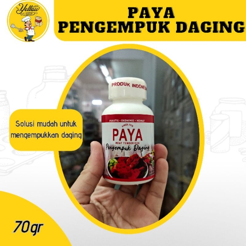 Jual PAYA PENGEMPUK DAGING 70GR | Shopee Indonesia