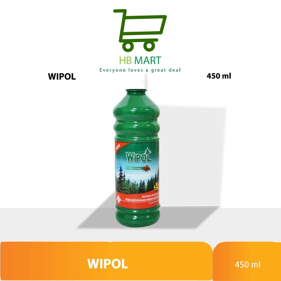 Jual WIPOL KARBOL CEMARA BOTOL 450ML | Shopee Indonesia