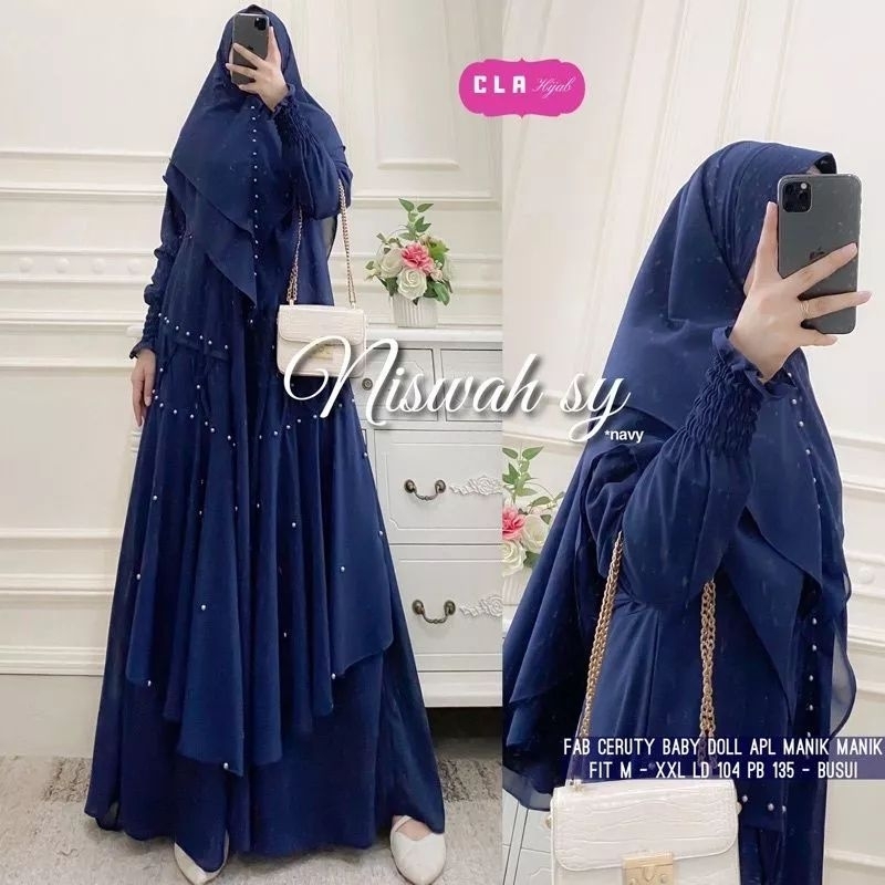 Jual PASHION MUSLIM NISWAH SYARI SET HIJAB | Shopee Indonesia