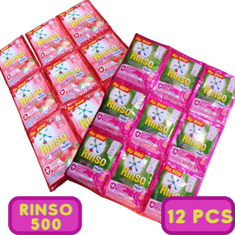 Jual Rinso cair 500 isi 1 lusin Strawberry/Rose fresh | Shopee Indonesia