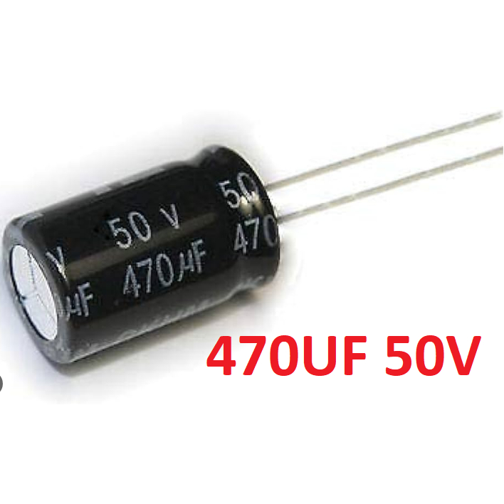 Jual Kapasitor Capacitor ELCO Polar 470uf 50v 470 uf 50 V 470 mikro 50 ...