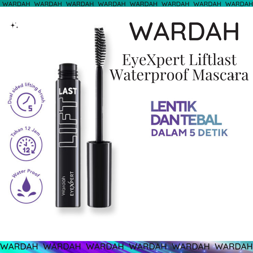 Jual Wardah Eyexpert Liftlast Waterproof Mascara 8ml | Maskara | Shopee ...