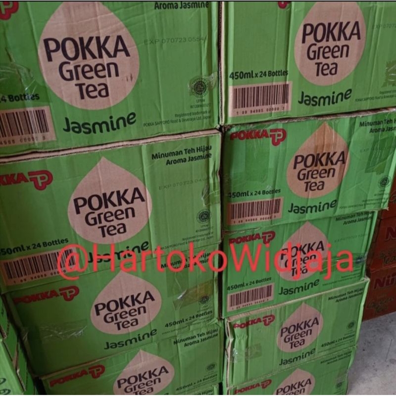 Jual POKKA BOTOL GREEN TEA JASMINE BOTOL 450ML | Shopee Indonesia