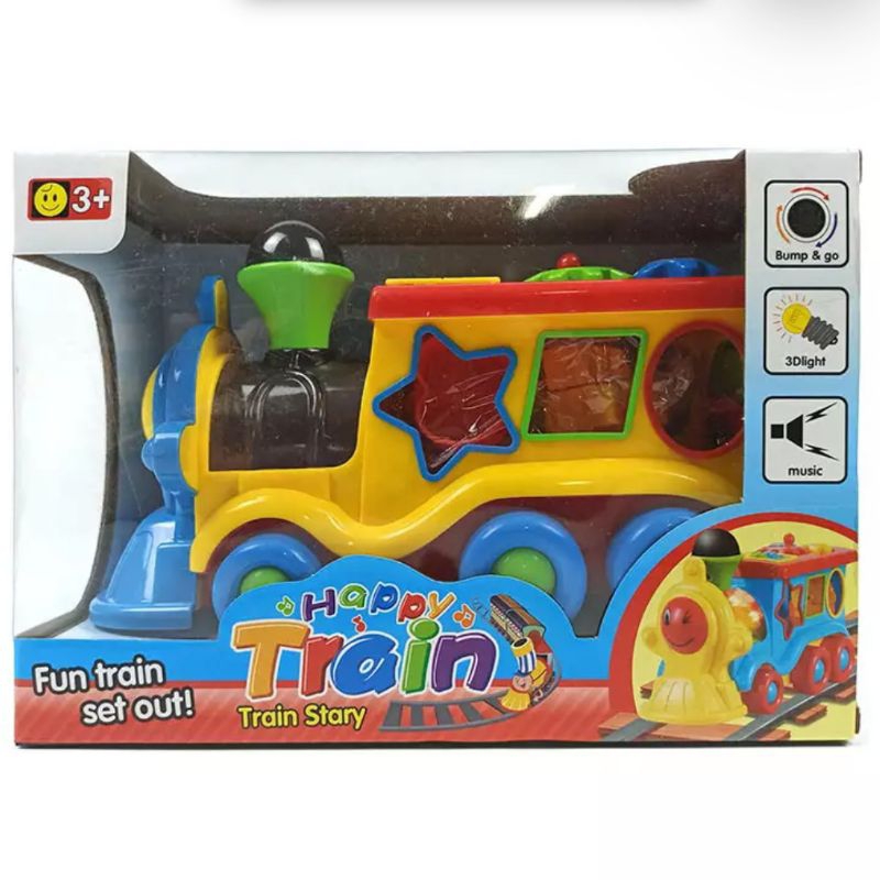 Jual Happy Toon Shape Sorter Happy Train NB-04120 | Shopee Indonesia