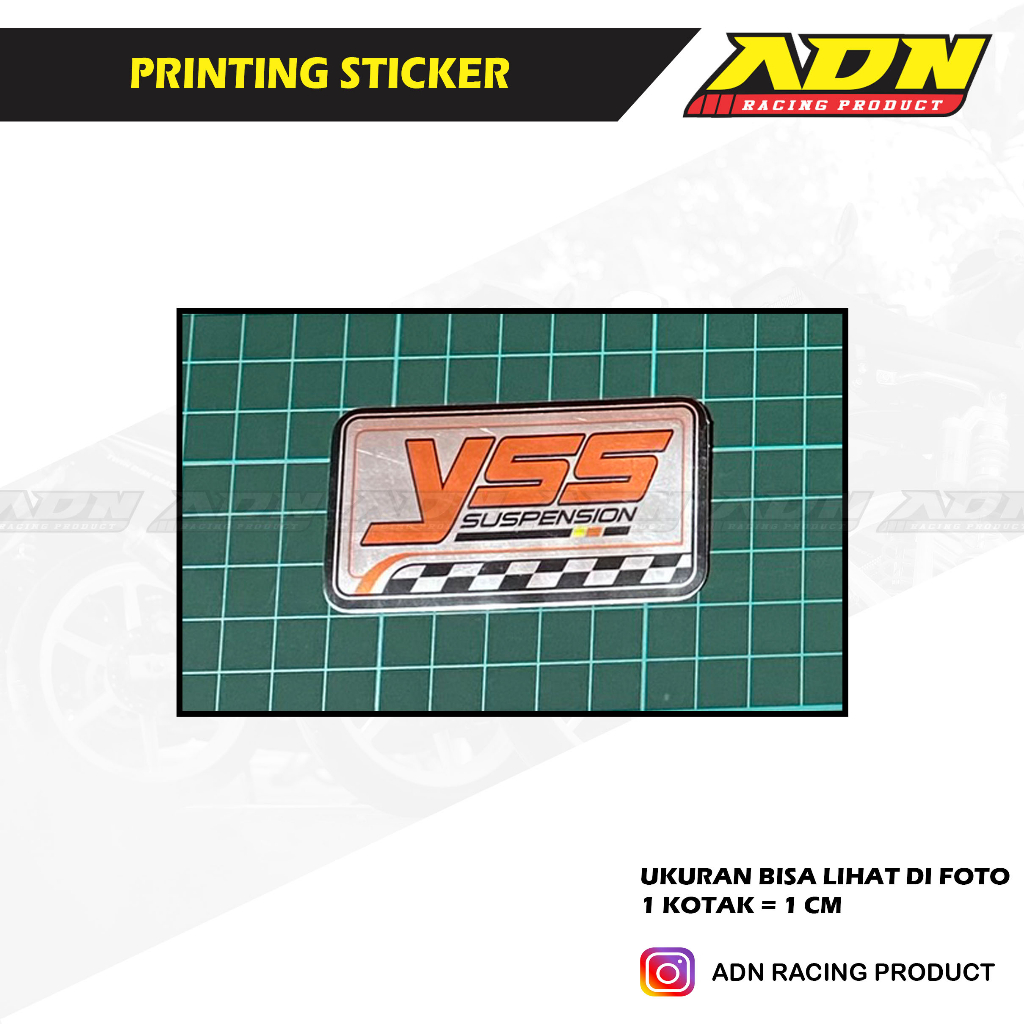 Jual Stiker Shock YSS Suspension Thailand Tabung Besar Kecil | Shopee ...