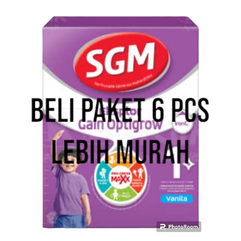 Jual SGM GAIN OPTIGROW 1+ PAKET 6 PCS (Always Ready) | Shopee Indonesia