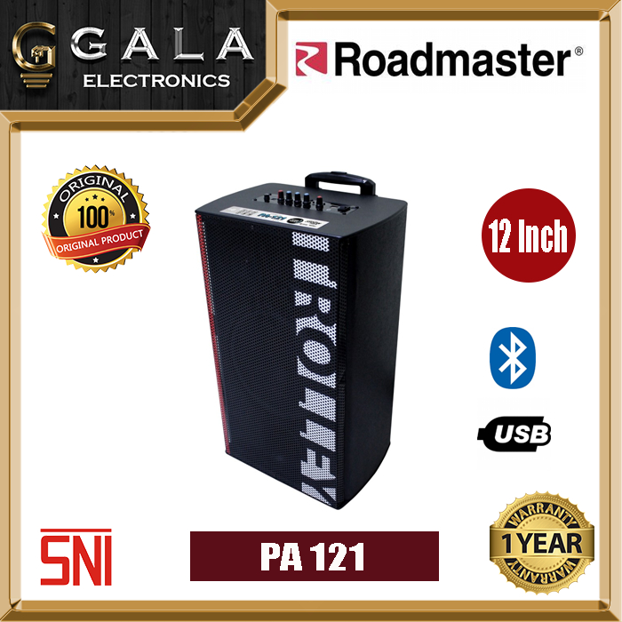 Jual Speaker Portable Trolley Karaoke Roadmaster PA 121 12 Inch Free ...