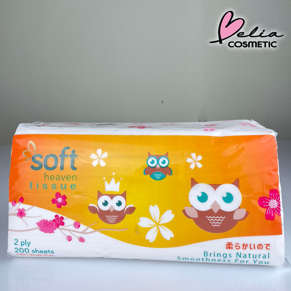 Jual BELIA SOFT Heaven Tissue | 200 Sheets - 2 ply | Tisu wajah | tisu ...