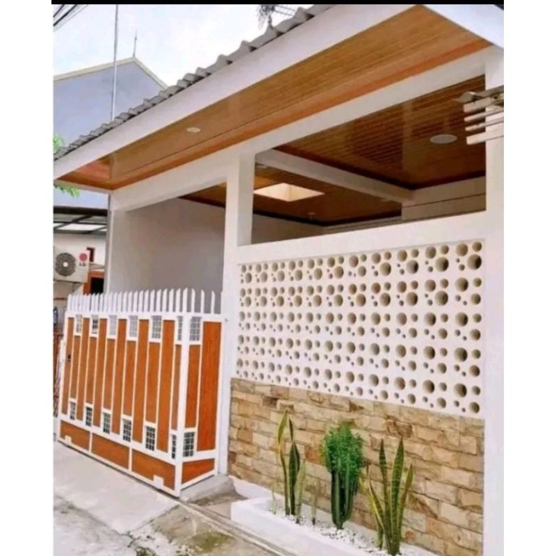 Jual roster/modern/minimalis/lubang angin/roster motif tapak kucing ...