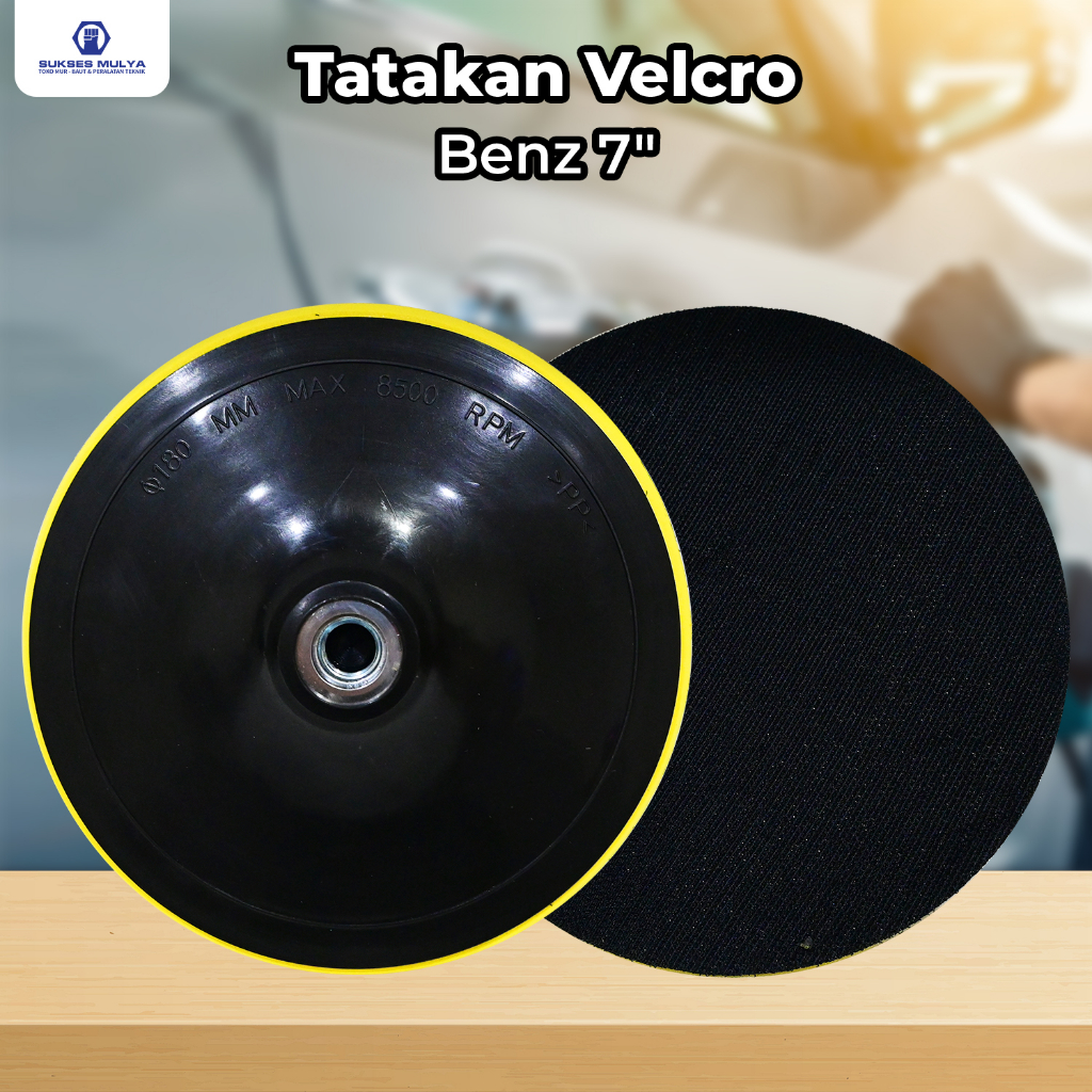 Jual BENZ pad velcro 7" / pad poles 7" / tatakan mesin gerinda mesin ...