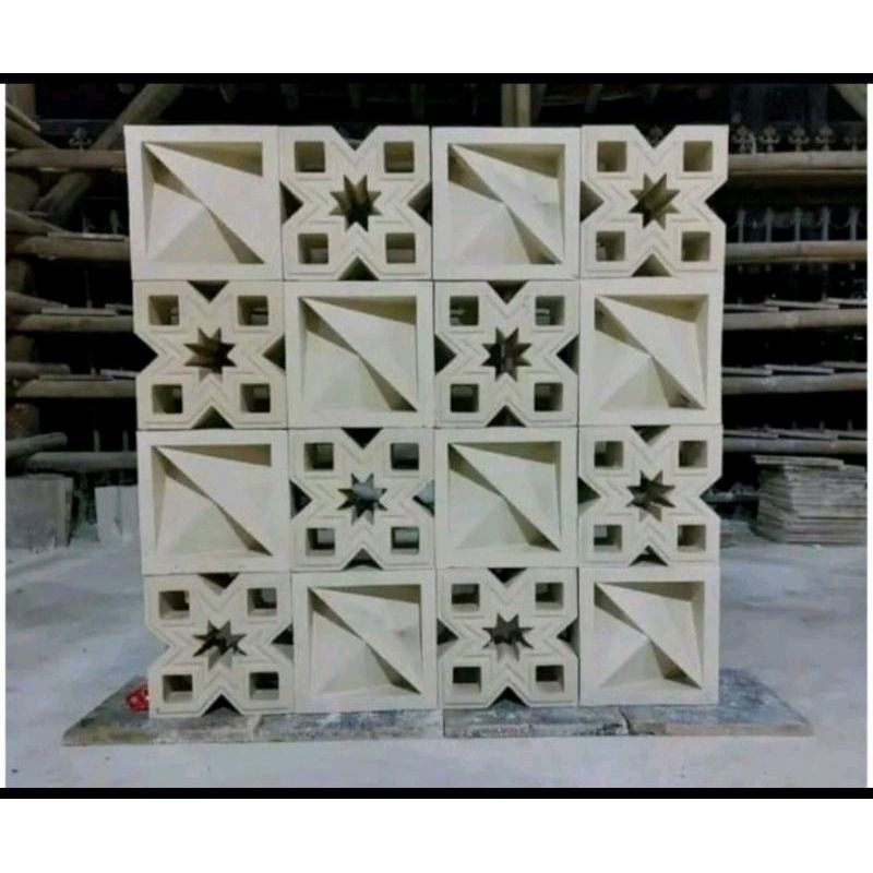 Jual roster/modern/minimalis/lubang angin/roster motif | Shopee Indonesia