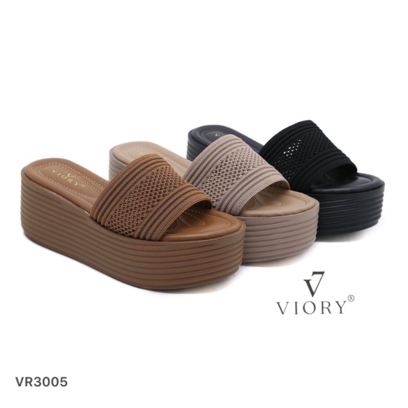 Jual VIORY Wedges Sandals Shoes #VR3005 | Shopee Indonesia