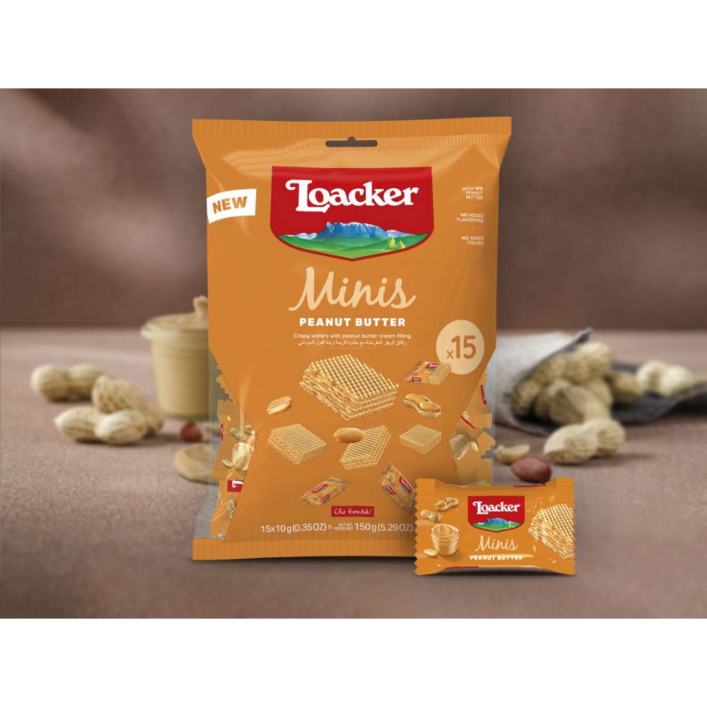 Jual LOACKER MINIS PEANUT BUTTER 150gr (LOGO HALAL) | Shopee Indonesia
