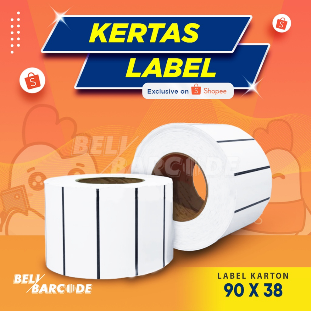 Jual Kertas Harga Barang Price Tag 90x38mm Gondola Supermarket ...