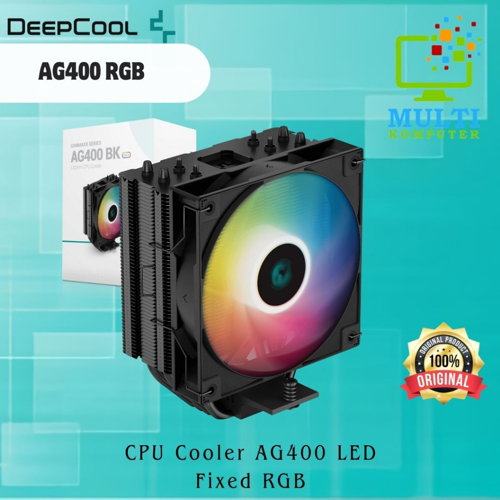 Jual Deepcool CPU Cooler AG400 LED Fixed RGB | Shopee Indonesia