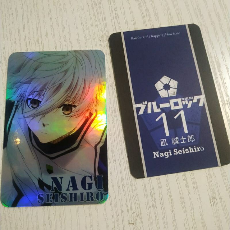 Jual PHOTO CARD HOLOGRAM/Premium Blue Lock nagi isagi kaiser sae itoshi ...
