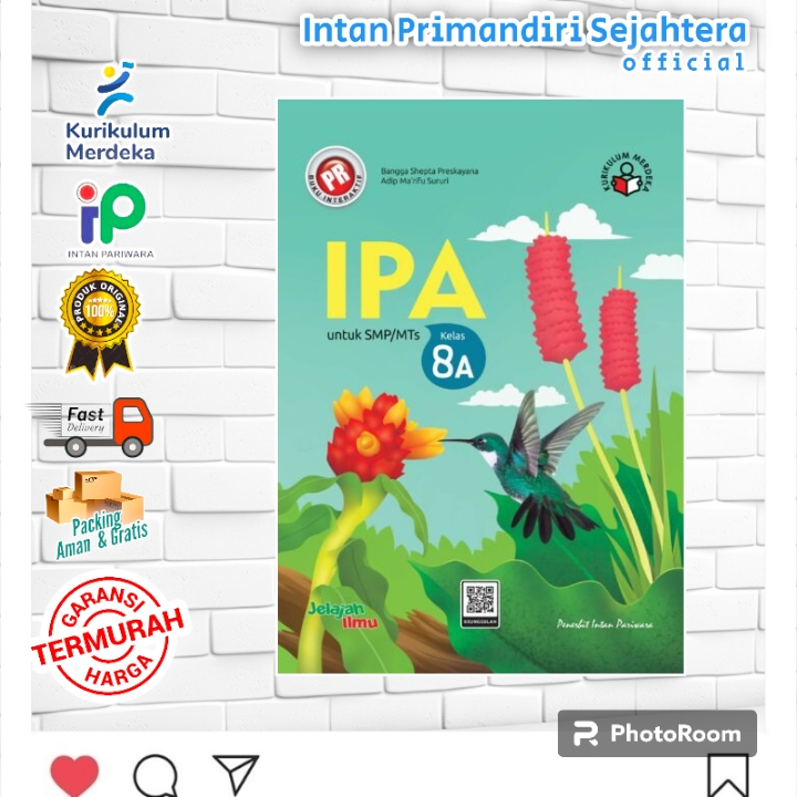 Jual PROMO !!! BUKU PR INTERAKTIF ( Kurikulum Merdeka ) SMP/MTs : IPA KELAS 8 Semester 1 , 2 ...