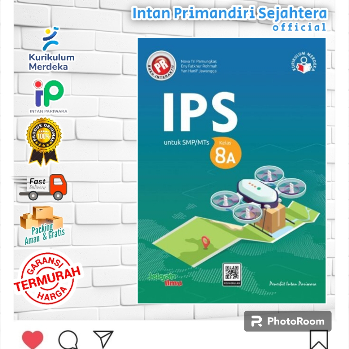 Jual PROMO !!! BUKU PR INTERAKTIF ( Kurikulum Merdeka ) SMP/MTs : IPS KELAS 8 Semester 1 , 2 ...