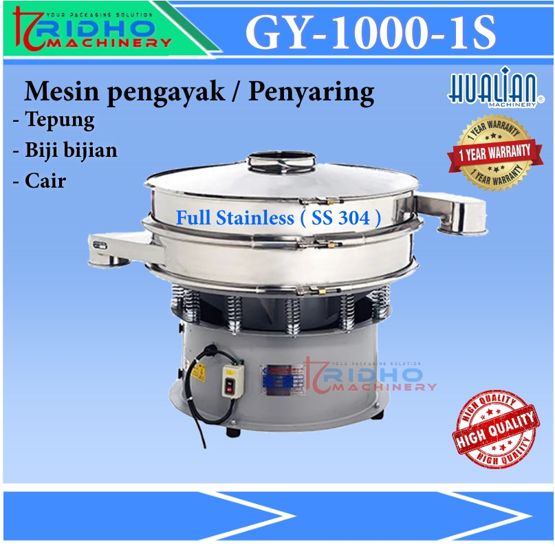 Jual Mesin ayak 1 layer vibro separator GY-1000 taiwan | Shopee Indonesia