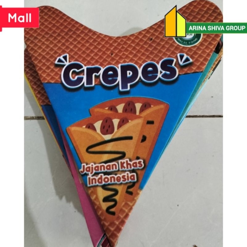 Jual 100 LEMBAR KEMASAN CREPES 3D PAPER CRAFT SUPER QUALITY | KERTAS ...