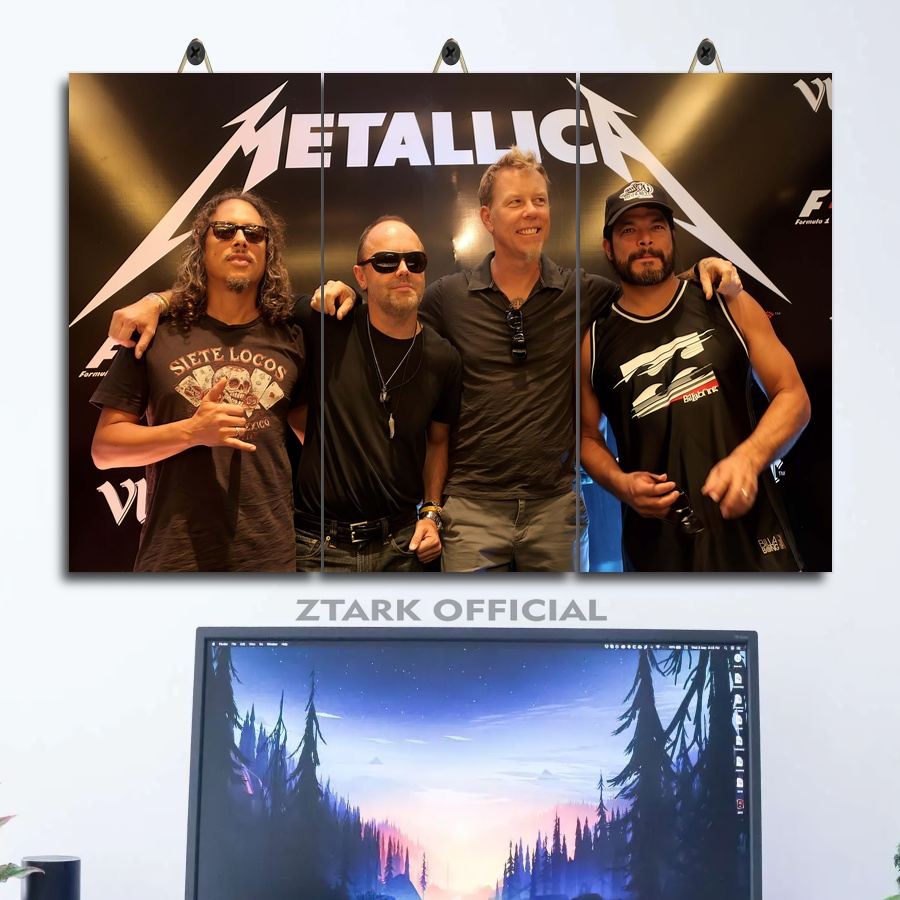 Jual POSTER MEMBER BAND METALLICA 45X30 MULTI PANEL / ZTARK OFFICIAL ...