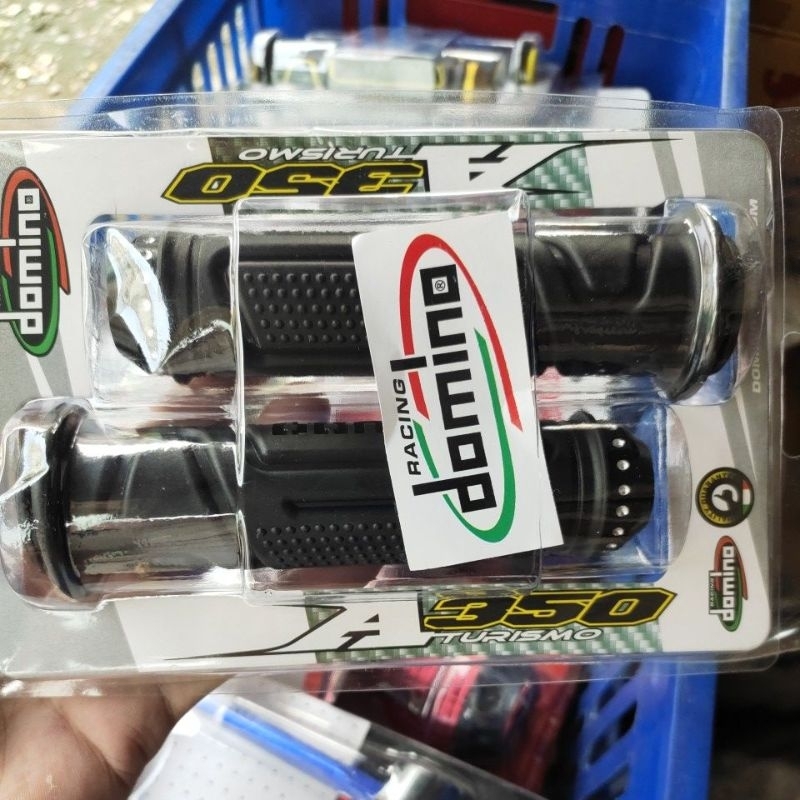 Jual Sepasang Grip Handgrip Domino Motif Garis Universal Semua Motor ...