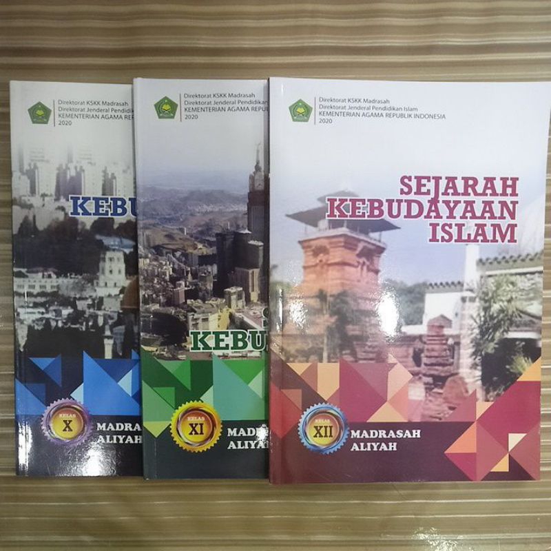 Jual Buku Sejarah kebudayaan Islam SMA, MA kelas 10,11,12 Kementerian Agama RI | Shopee Indonesia