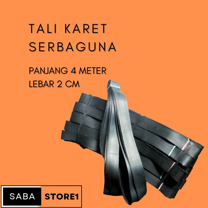 Jual tali karet ban 4 meter lebar 2 cm | Shopee Indonesia