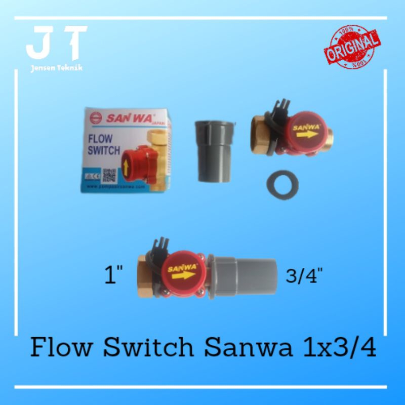 Jual flow switch Sanwa 1x3/4 | Shopee Indonesia