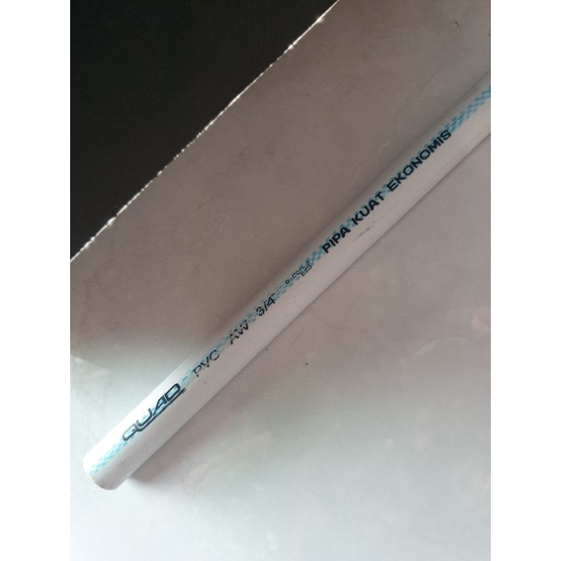 Jual Pipa pvc quad AW ¾ putih , pembelian maximal panjang 1 meter ...
