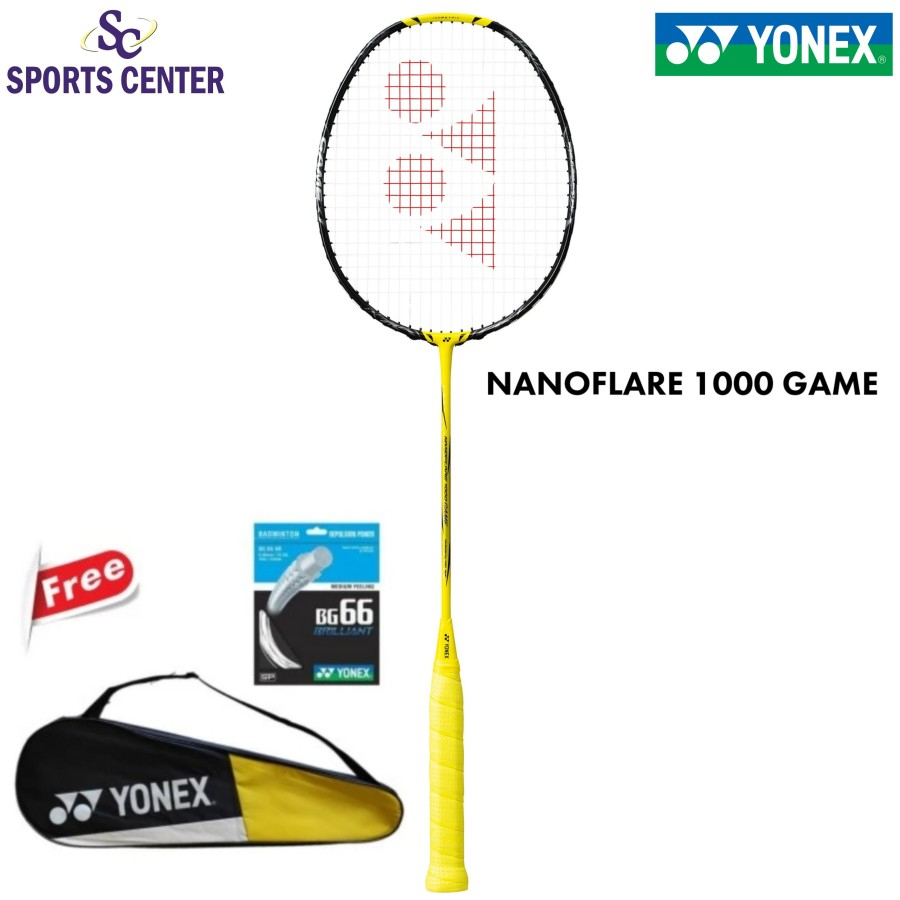 Jual New Raket Badminton Yonex Nanoflare 1000 Game Lightning Yellow | Shopee Indonesia