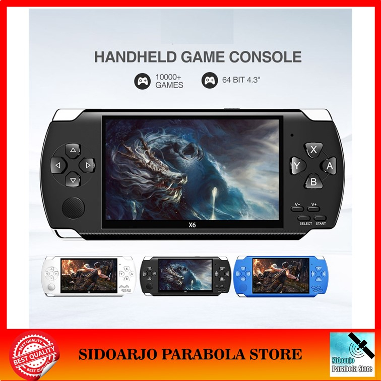 Jual Gameboy X6 P2P PSP Console Handhled Portable 4.3inch 8GB Retro ...