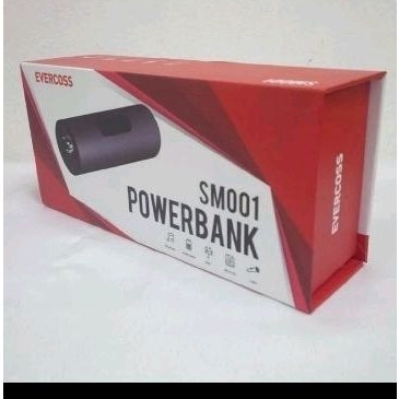 Jual EVERCOSS SM001 3 IN 1 SPEAKER POWERBANK SENTER | Shopee Indonesia