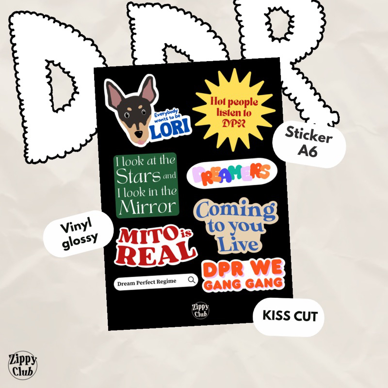 Jual Dreamers Stickers / DPR stickers / DPR IAN / DPR LIVE | Shopee ...