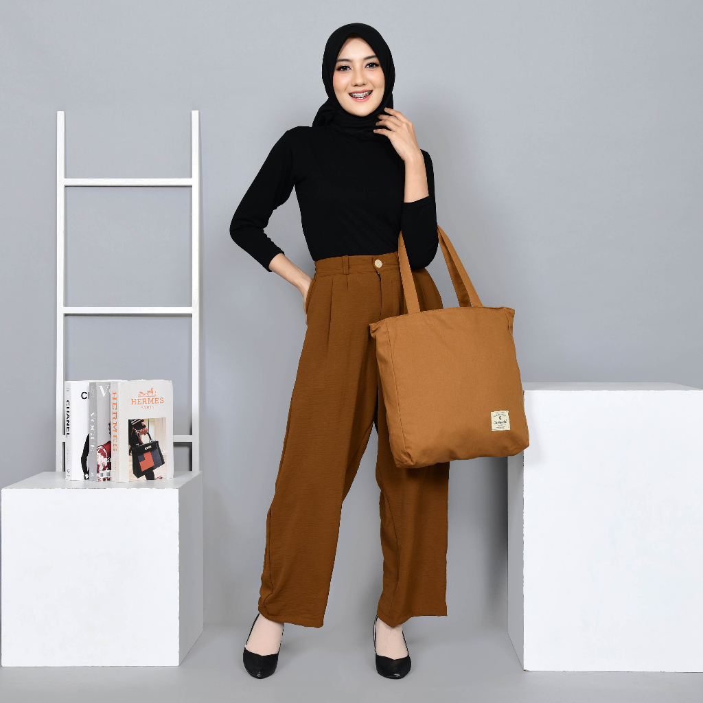 Jual Tote Bag Wanita Kanvas polos dan Motif Tebal Lembut Bisa Custom ...