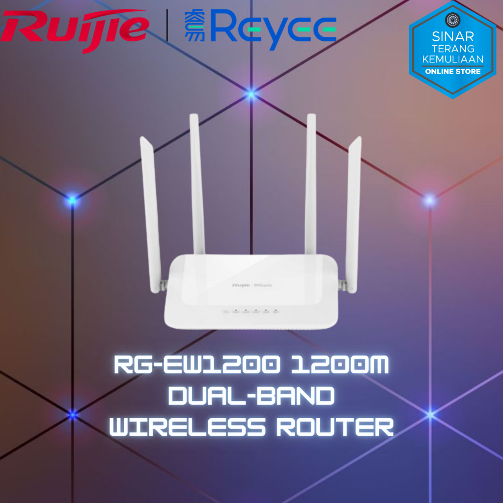 Jual RG-EW1200 1200M Dual-band Wireless Router Ruijie | Shopee Indonesia