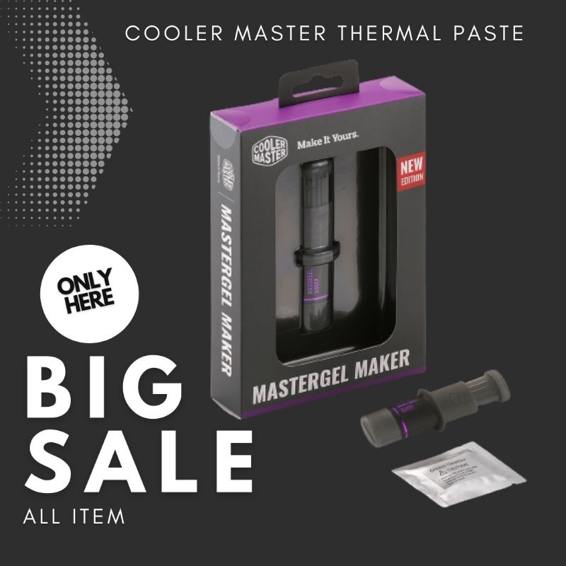 Jual MASTERGEL COOLER MASTER THERMAL PASTE RYZEN i33NOS | Shopee Indonesia