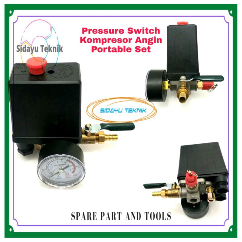Jual Pressure Switch Kompresor Angin Portable | Shopee Indonesia