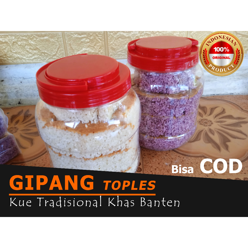 Jual KUE GIPANG TOPLES ASLI KHAS SERANG BANTEN ENAK, RENYAH DAN LEGIT ...
