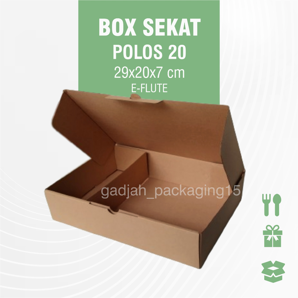 Jual Box Catering 20 Sekat Nasi+Minuman Eflute | Shopee Indonesia