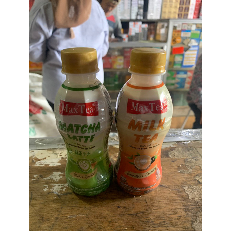 Jual Max Tea Milk Tea/Matcha Latte per botol 200 ml | Shopee Indonesia