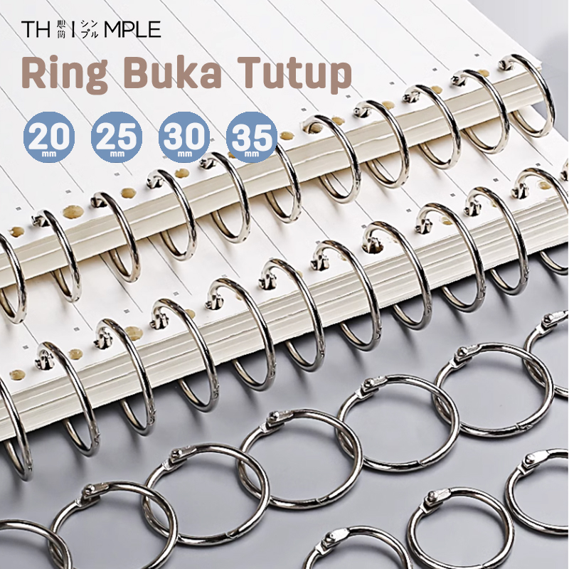 Jual Ring Buka Tutup 2cm 2.5cm 3cm 3.5cm Binder Ring Loose leaf ring ...