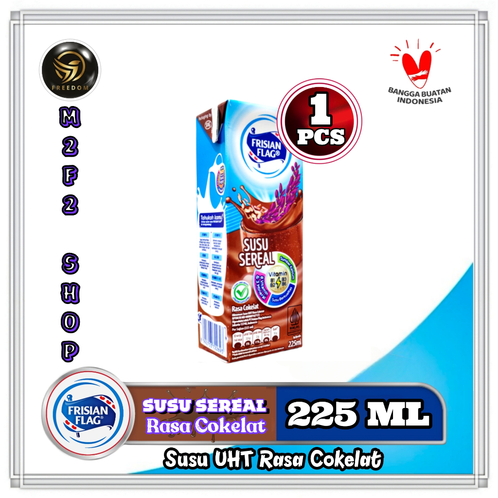 Jual Frisian Flag Purefarm Susu Sereal Chocolate | Cokelat UHT - 225 ml (Kemasan Satuan ...