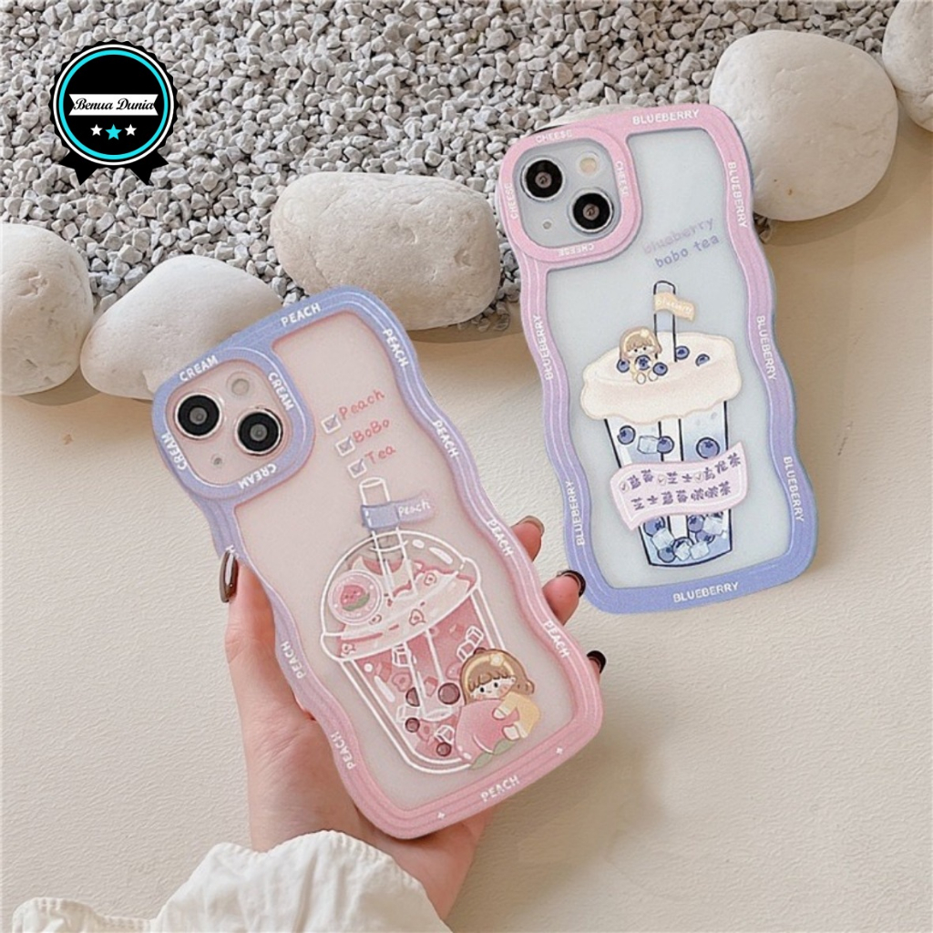 Jual SS130 WAVY WAVE SILIKON SOFT CASE CASING MODEL GELOMBANG CLEAR ...