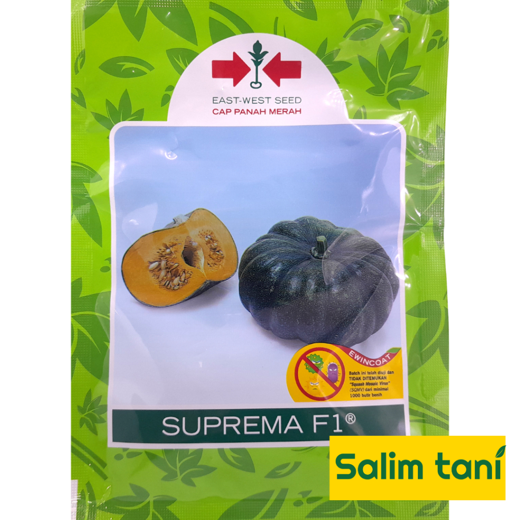 Jual Benih Bibit Labu/Waluh SUPREMA F1 95 Butir Cap Panah Merah ...