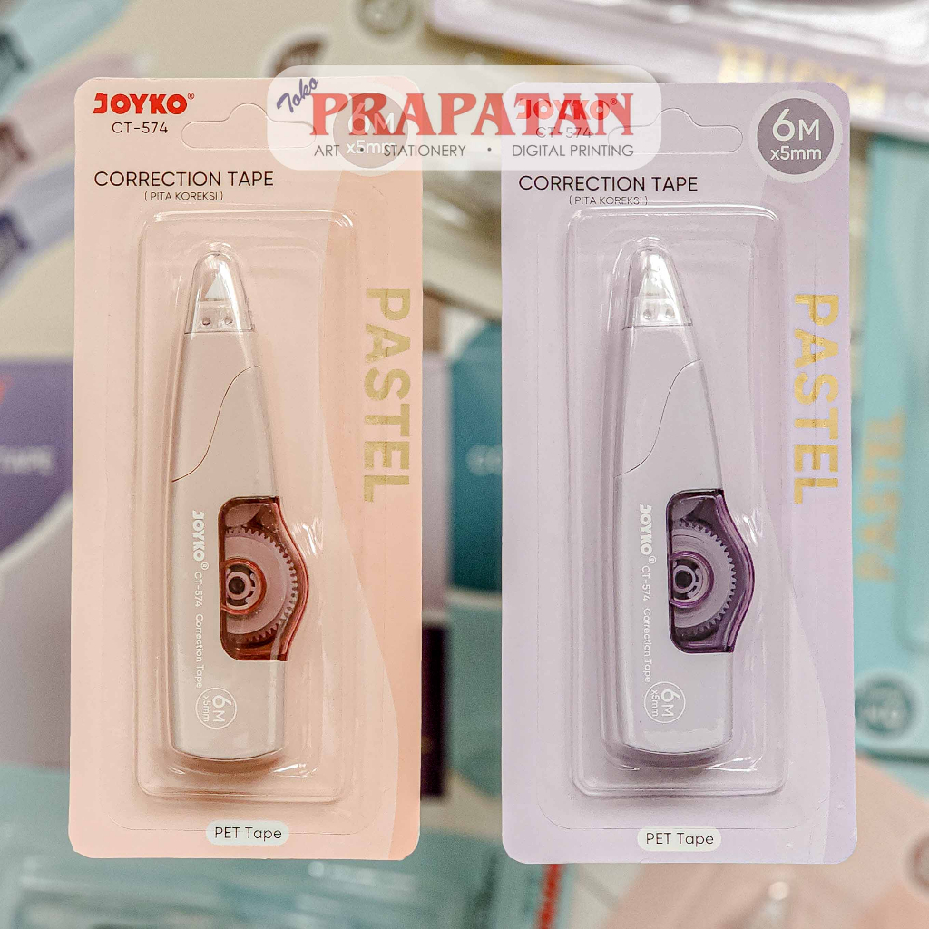 Jual Joyko Pastel Correction Tape CT-574 | Tip Ex Kertas | Shopee Indonesia